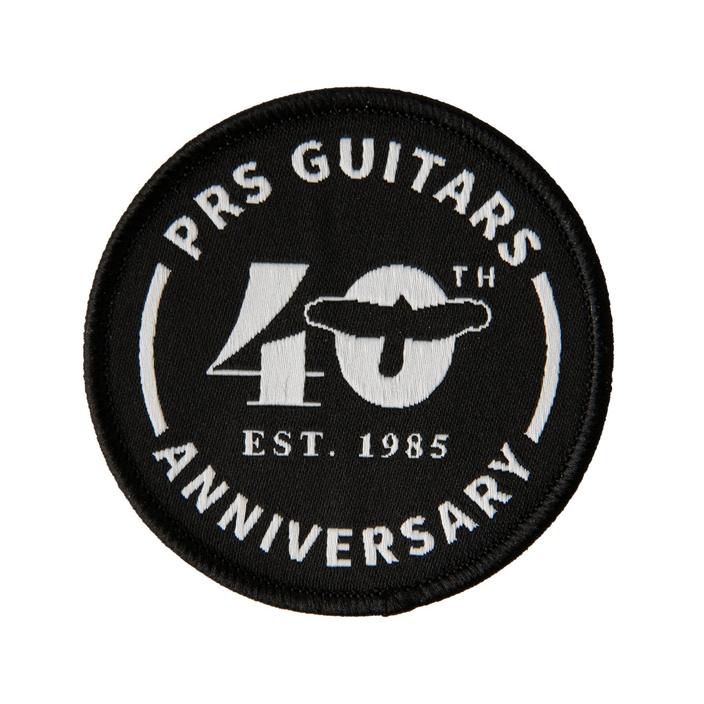 PRS 40th Anniversary Logo Patch – PRS Guitars West Street East ...
