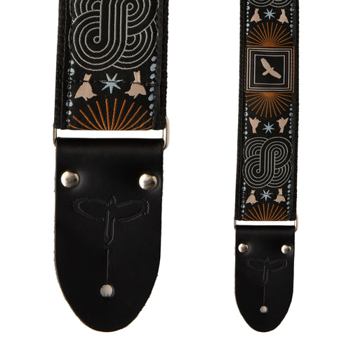 2” PRS Deluxe Retro Strap, Custom Jacquard, Beige Birds – PRS Guitars ...